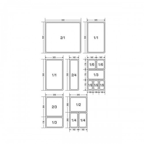 CONTAINER INOX GN 1/9 - GN - Cozinha - Produtos